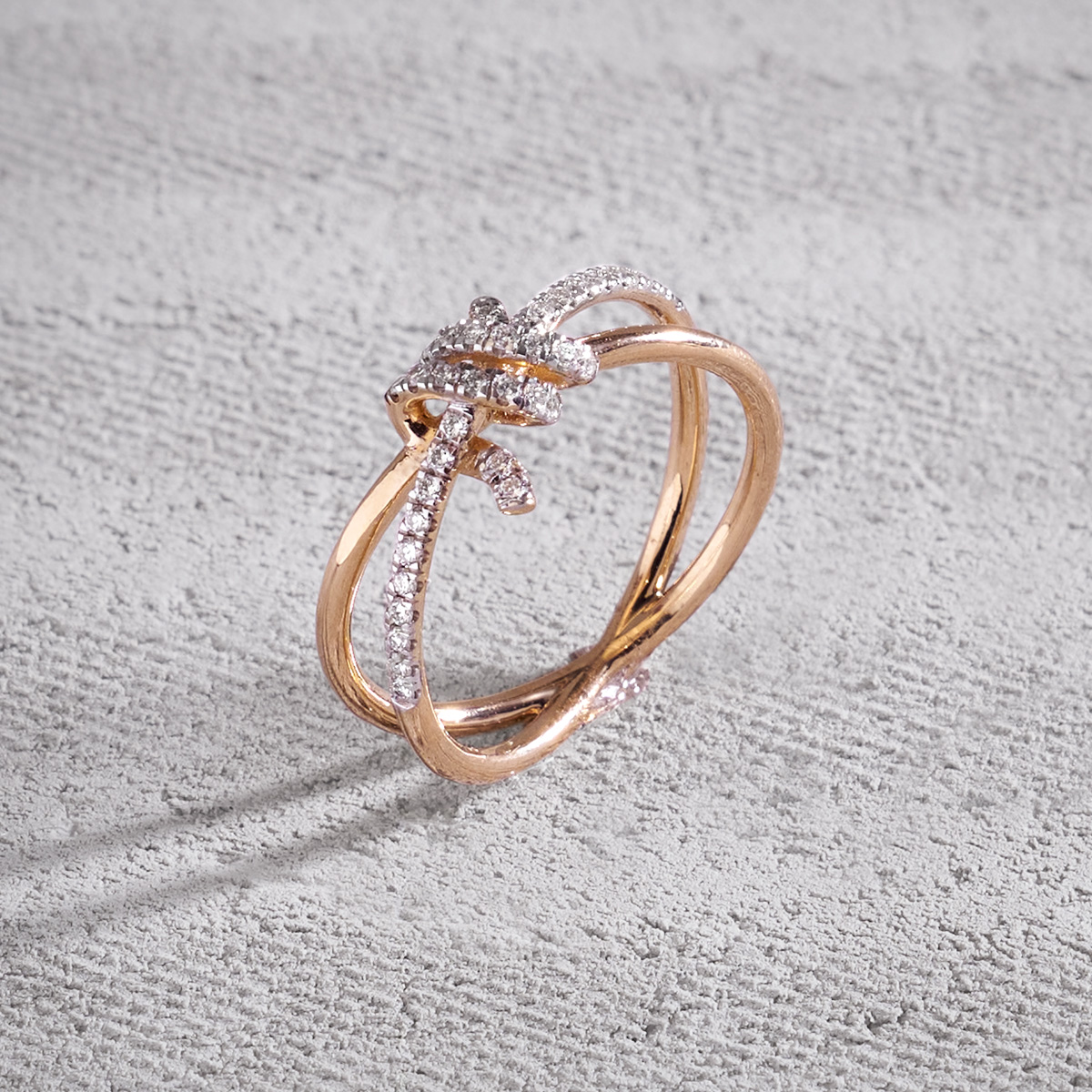 Real Diamond Ring (18K) - Rajwadi Jewellers